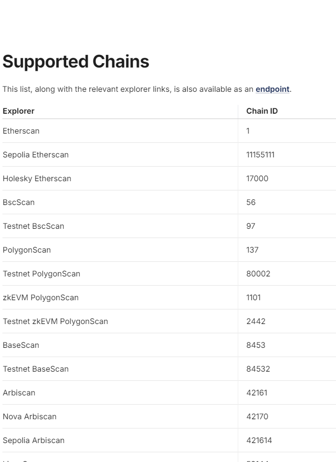 Etherscan v2区块链统一访问API