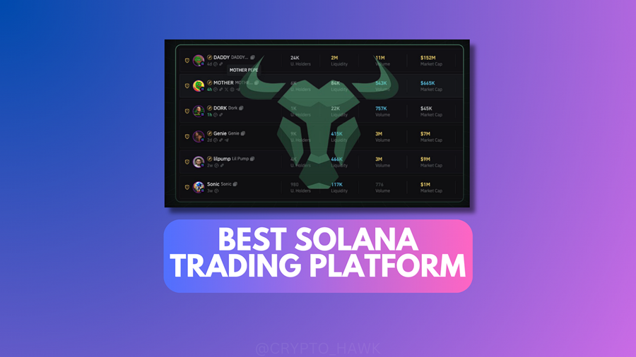 8个最流行的Solana交易平台