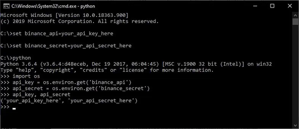 币安Python API简明教程